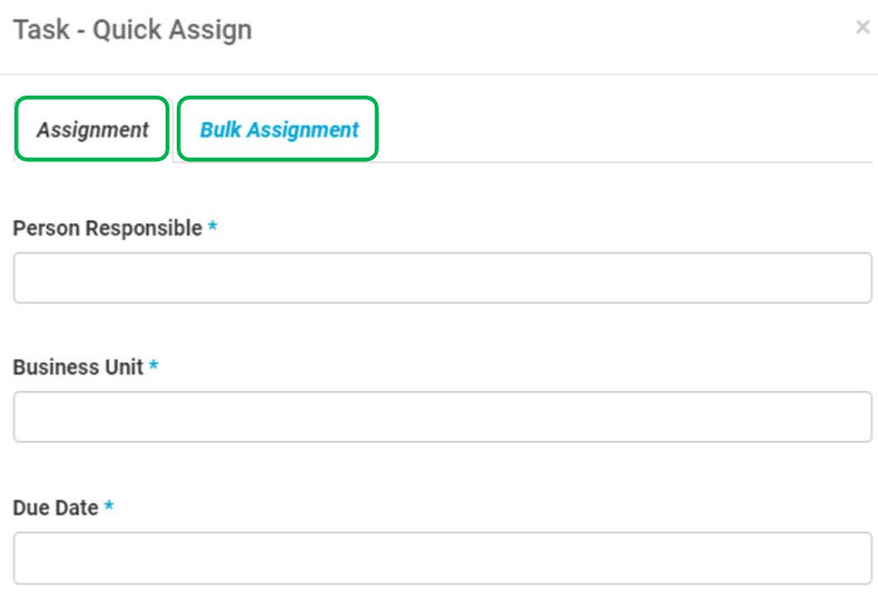 How to Bulk Assign a Task/Action in Assurance – CompliSpace