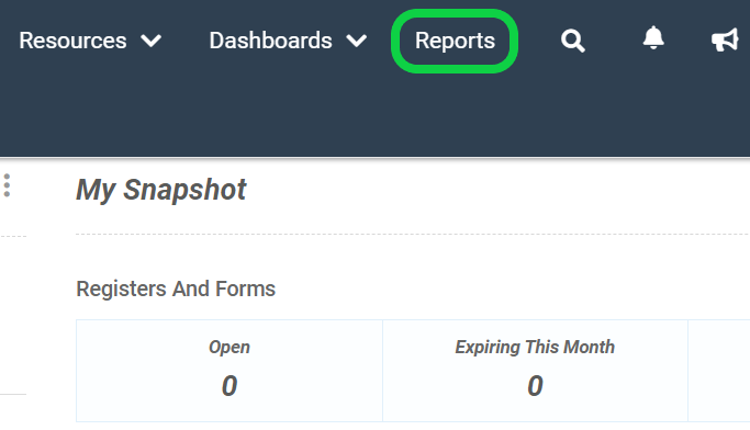 How to Add Horizontal Fields to a Registers and Forms Report – CompliSpace