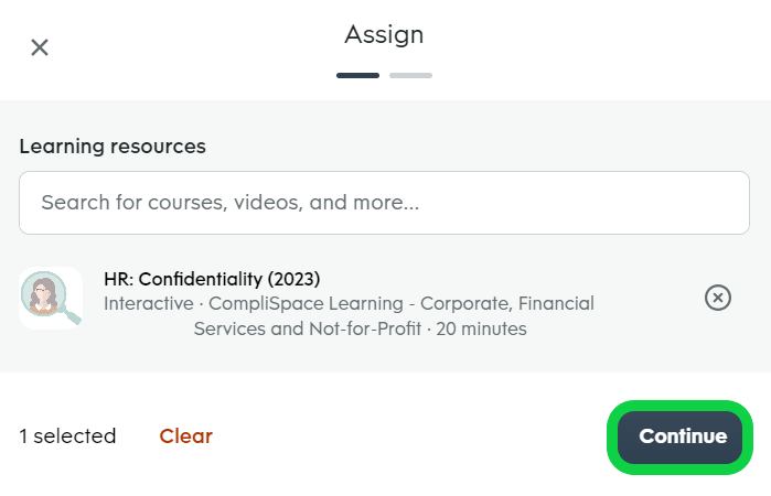 How to Assign Learning to a Group – CompliSpace