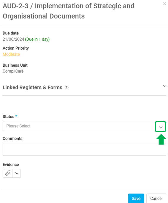 How to Complete a Task/Action Assignment in Assurance – CompliSpace