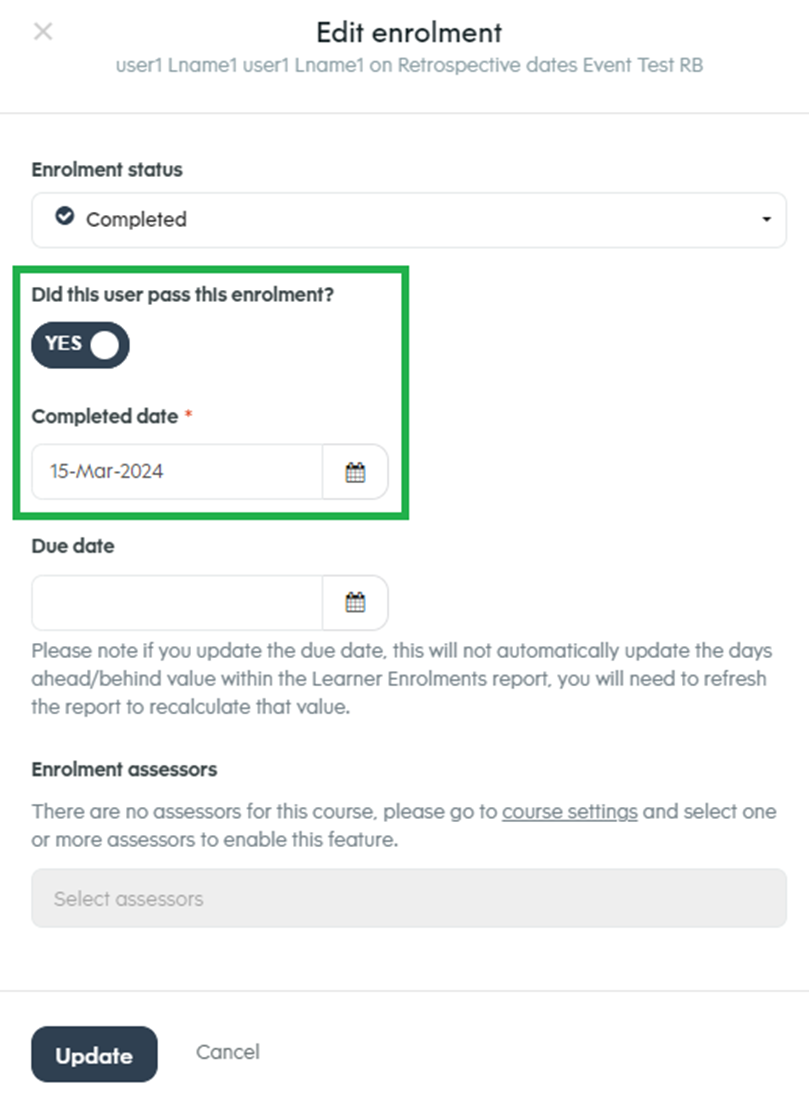 How to Update a Learner's Status on a Course to Complete – CompliSpace