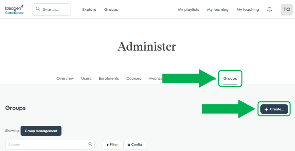 How to Create or Delete a Group – CompliSpace