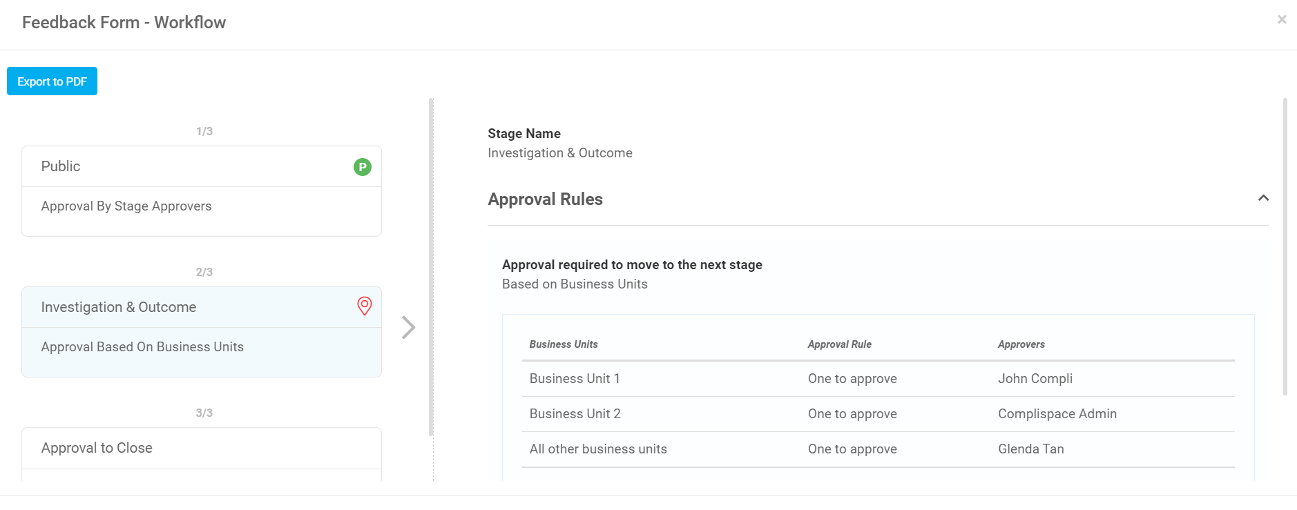 How to Manage Forms on a Register in Assurance – CompliSpace
